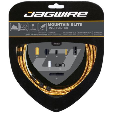 Jagwire Brake Kit Mountain Elite Link Brake Kit Dorado